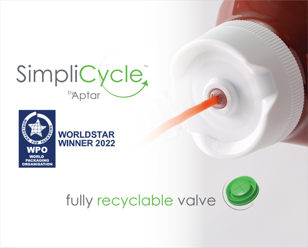 Aptar Food + Beverage’s SimpliCycle™ Recyclable Valve Wins Recognition ...